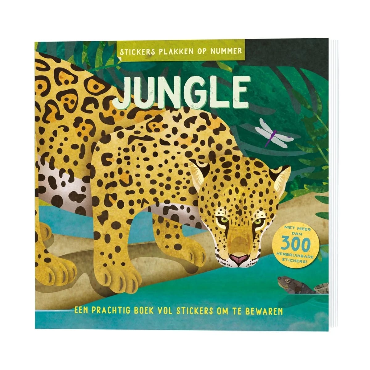 Juffrouw Pollewop - Stickers plakken op nummer - Jungle